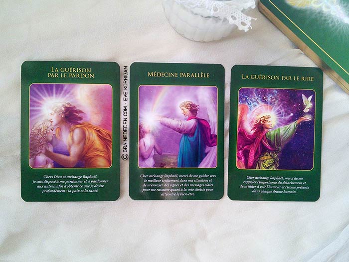 Cartes Oracle L'Archange Raphaël de Doreen Virtue