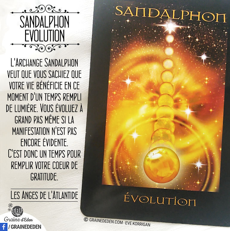 Archange Sandalphon - Evolution Graine d'Eden