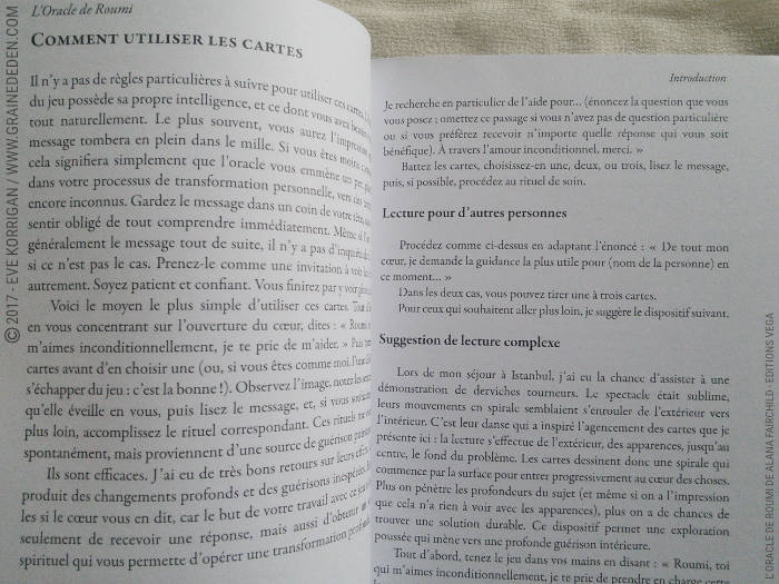 L Oracle de Roumi cartes de Alana Fairchild - Avis et Review