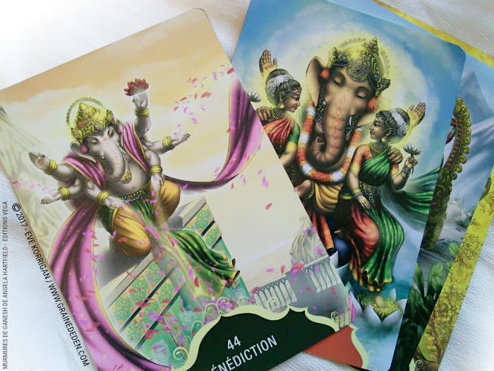 Murmures de Ganesh Cartes Oracle de Angela Hartfield