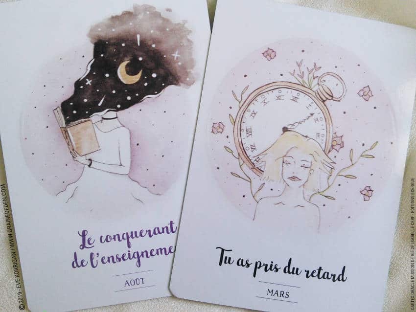 Mission de Vie cartes Oracle de Isabelle Cerf - Review et avis